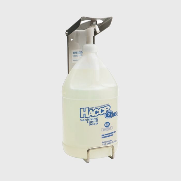 Best Sanitizers 1-2 Knockout Wrist-Activated Dispenser for Liquid Soap